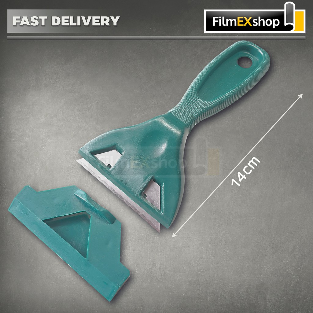 มีดขูดทำความสะอาดกระจก มีดขูดสี ลอกฟิล์ม คัตเตอร์ขูดสี เครื่องมือติดฟิล์ม Scraper SCR-19 ...