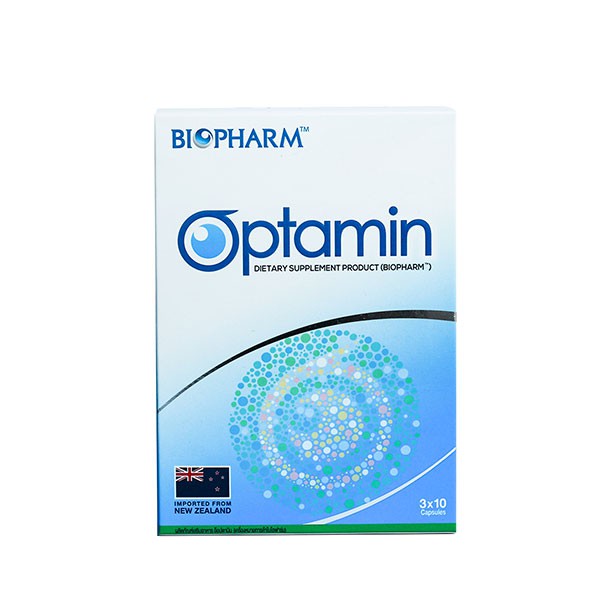 BIOPHARM OPTAMIN ผลิตภัณฑ์เสริมอาหาร บำรุงสายตา [ 1 กล่อง ] | Shopee ...