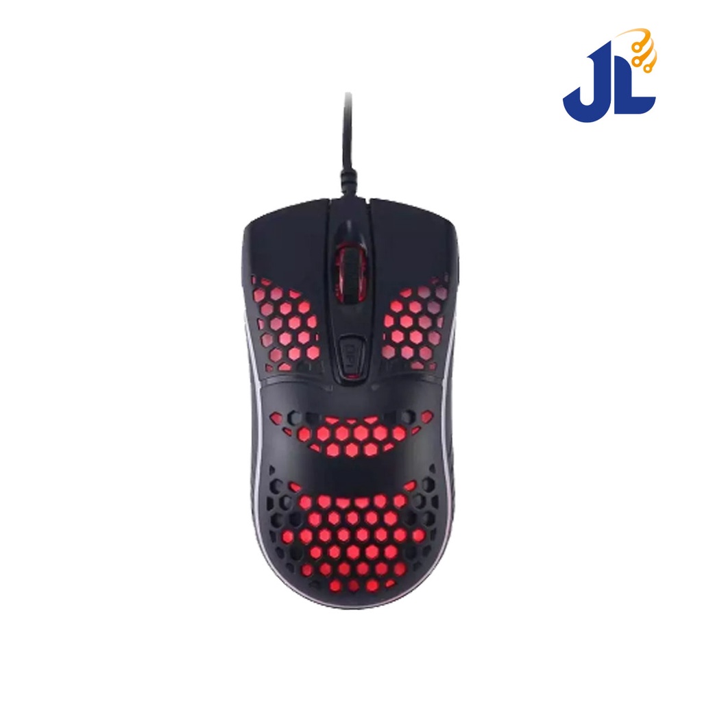 เมาส์ FC-3043 ergonomic RGB wired portable USB gaming optical mouse ...