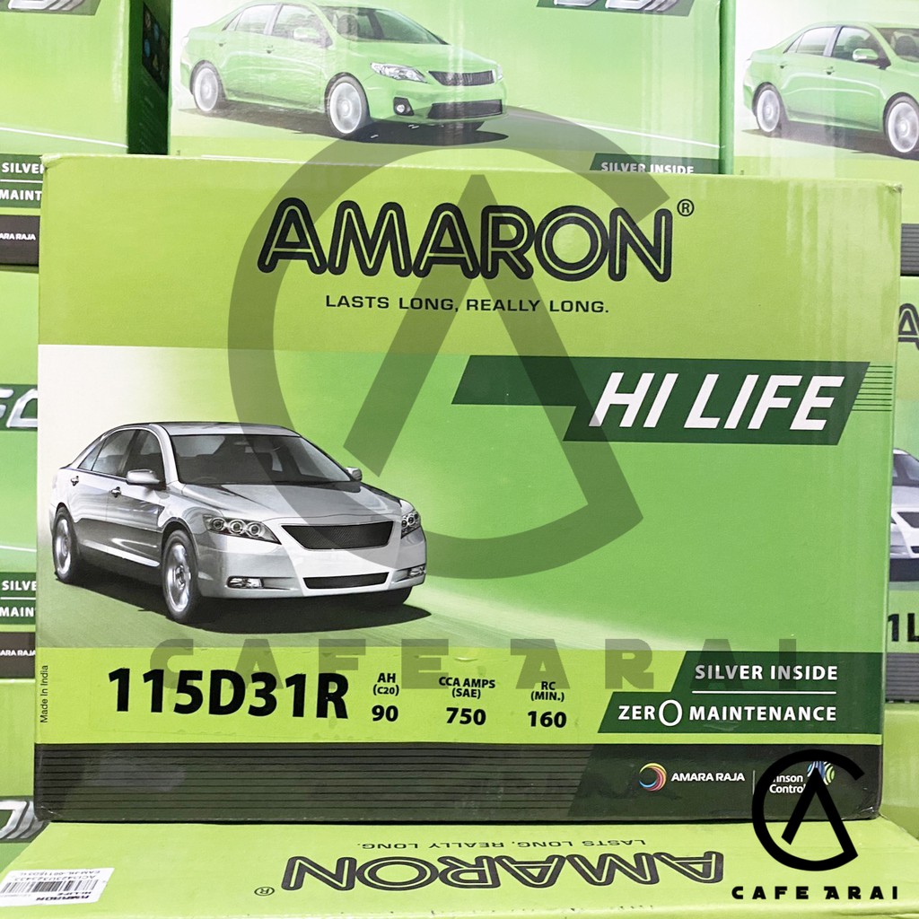 แบตเตอรี่ Amaron Hi Life 115D31L, 115D31R | Shopee Thailand