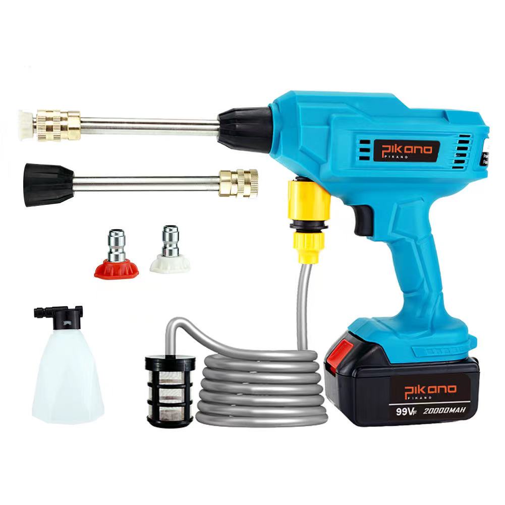 pikano PK800เครื่องฉีดน้ำแรงดันสูงไร้สาย ปืนอัดฉีดน้ำแรงดันสูงไร้สาย ปืนอัดฉีดล้างรถทำความสะอาด ...