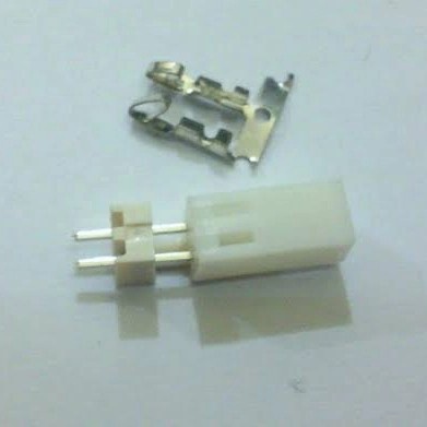 Molex 2p molek 2.54mm 2,54mm 2510 สีขาว 2 pin pcb connector | Shopee ...