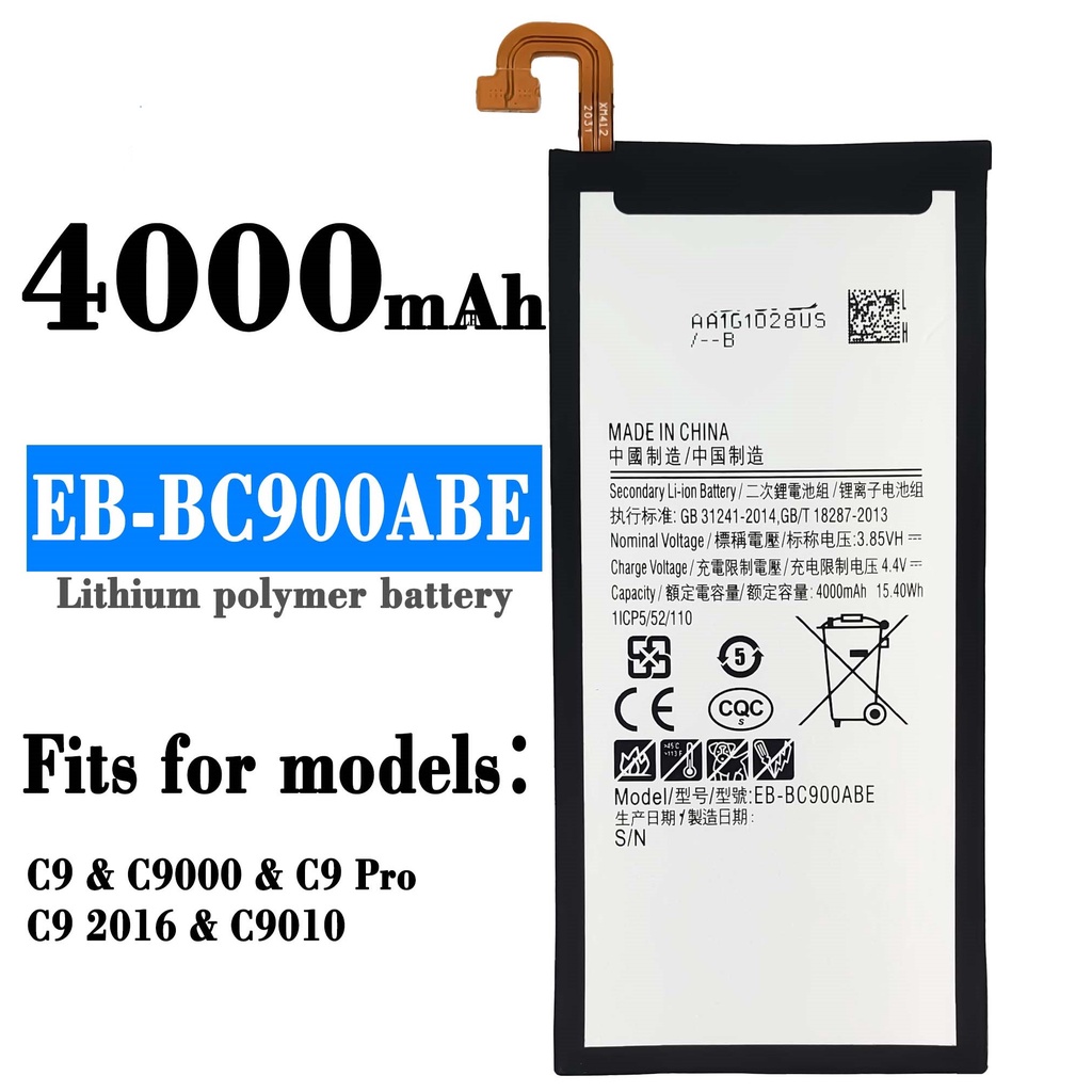 แบตเตอรี่ Samsung C9 Pro C900 C9 2016 Battery For Samsung C9 Pro C900 ...