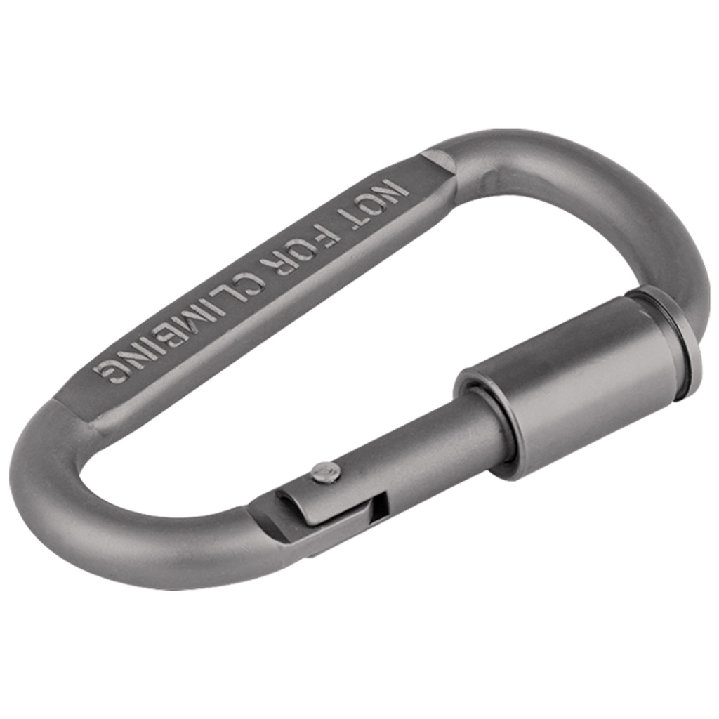 แพ็ค 6 ชิ้น Carabiner D Ring สำหรับแขวนของ หรือยึดดึง อุปกรณ์สำหรับตั้งแคมป์ ห้อยเปล คาราบิเนอร ...