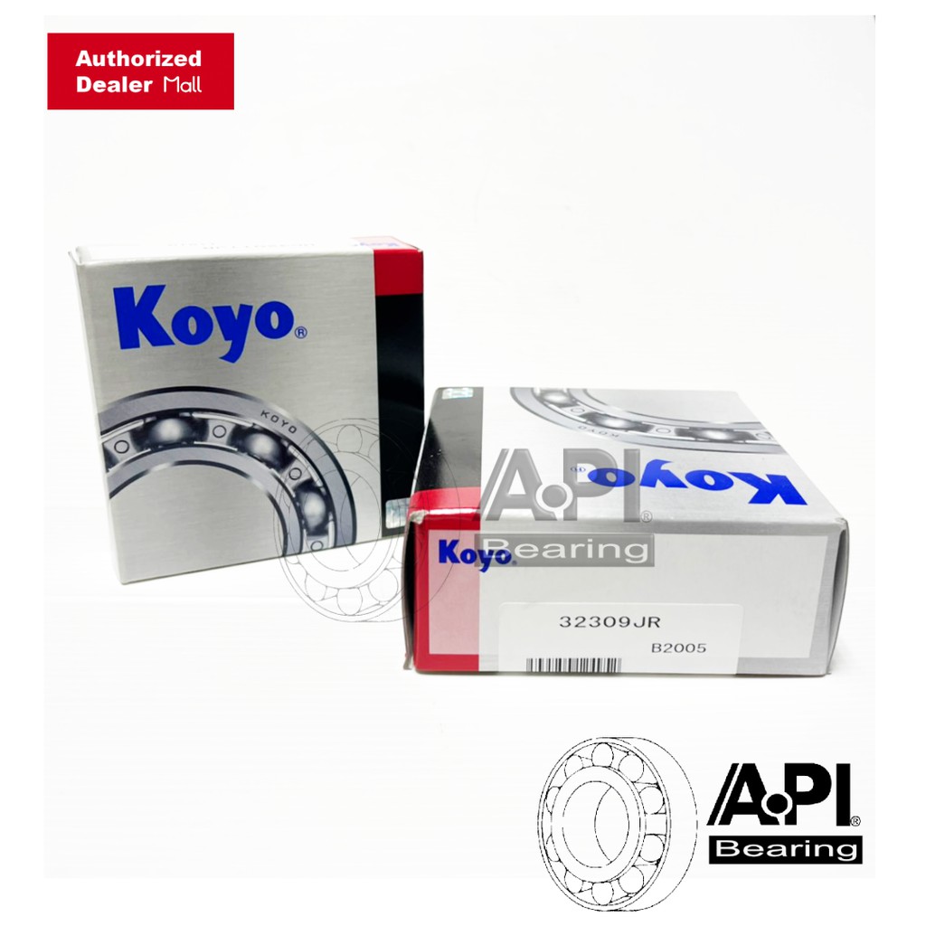 KOYO Taper Bearing ตลับลูกปืนเทเปอร์ KOYO 32309-JR 32309 Japan Size 45 ...