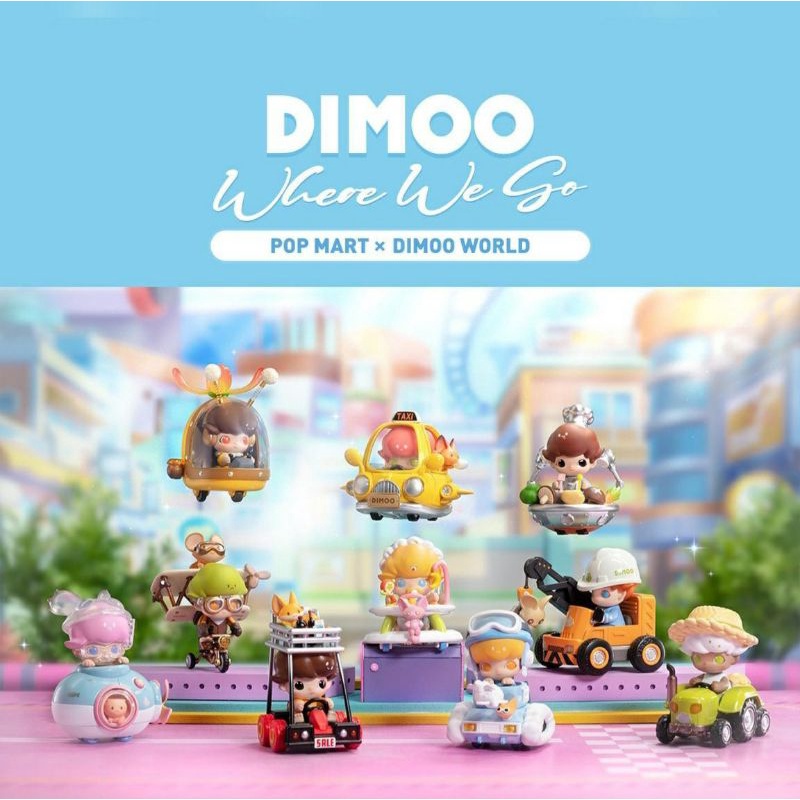 ⚡พร้อมส่ง⚡ แบบตัวแยก Dimoo Where We Go Series Blind box / Pop Mart ...