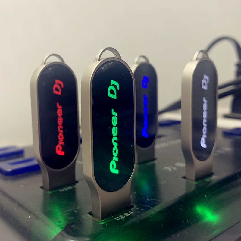 แฟลชไดรฟ์ USB 2.0 ไฟ LED PIONEER DJ 4GB 8GB 16GB 32GB 64GB 128GB 256GB 512GB สําหรับรถยนต์ ...