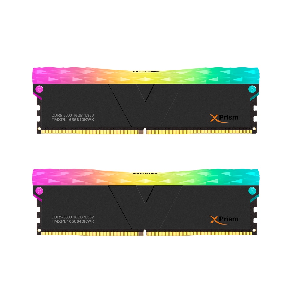 v-color RAM PC Manta XPrism RGB 32GB (16GBx2) DDR5 Bus 5600MHz (CL40 ...