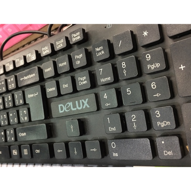 Delux USB Keyboard รุ่น KA150 Wired Multimedia Keyboard | Shopee Thailand