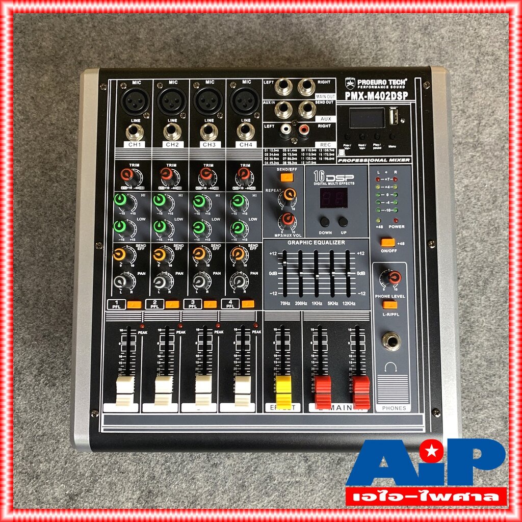 PROEUROTECH PMX-M402 POWERMIXER PMX M 402 เพาเวอร์มิกซ์ มิกซ์ มิกเซอร์ ...