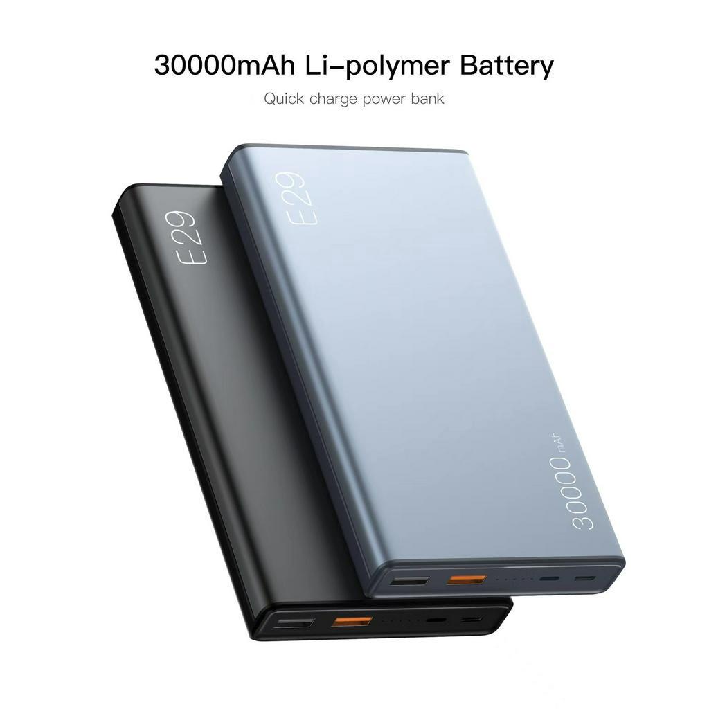 🎁Eloop E29 แบตสำรอง 30000mAh QC3.0 PD 18W ชาร์จเร็ว Power Bank Fast Quick Charge ของแท้ 100% ...