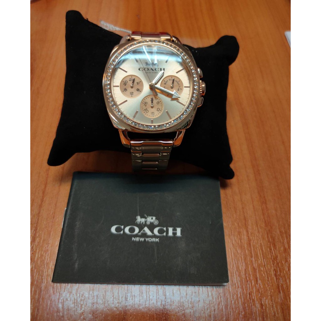 นาฬิกา Coach รุ่น 14503131 Ladies Boyfriend Multi-Function Rose Gold ...