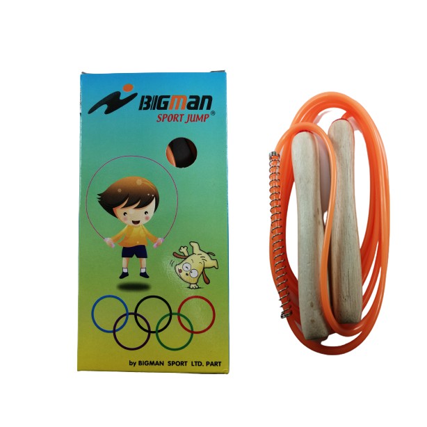 เชือกกระโดดบิ๊กแมน Bigman Jump rope รุ่น W001 มีสปริง สำหรับเด็ก เชือก ...