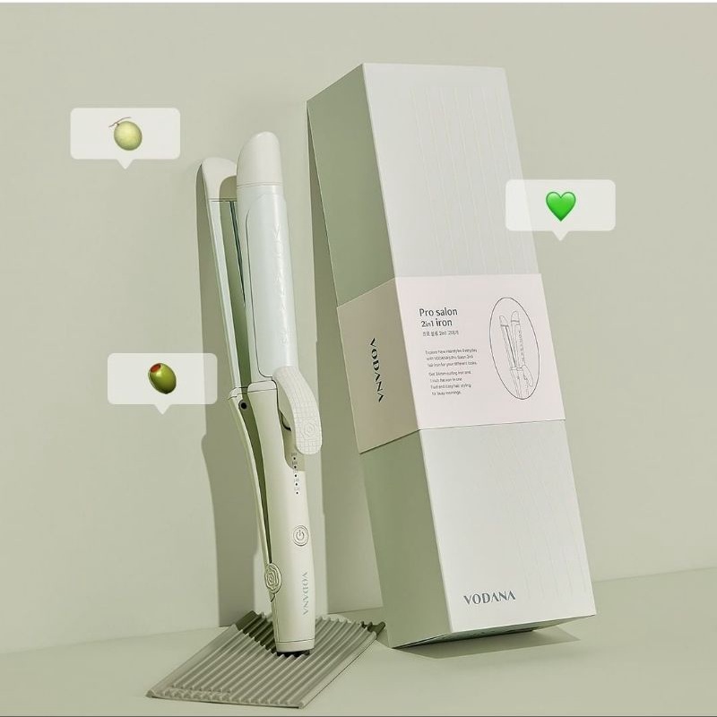 ( พร้อมส่ง ) Vodana Pro Salon 2in1 Iron 34 mm / 1 inch เครื่องทำผมหนีบ ...