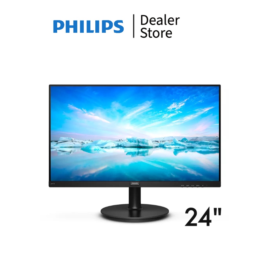 Philips Computer monitor, จอคอม 23.8 นิ้ว Monitor, 1920 x 1080 (Full HD ...