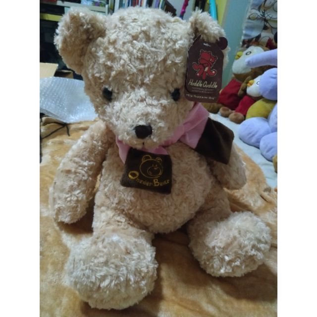 ตุ๊กตาหมี Huddle cuddle ตัวใหญ่ ห้อยป้าย | Shopee Thailand