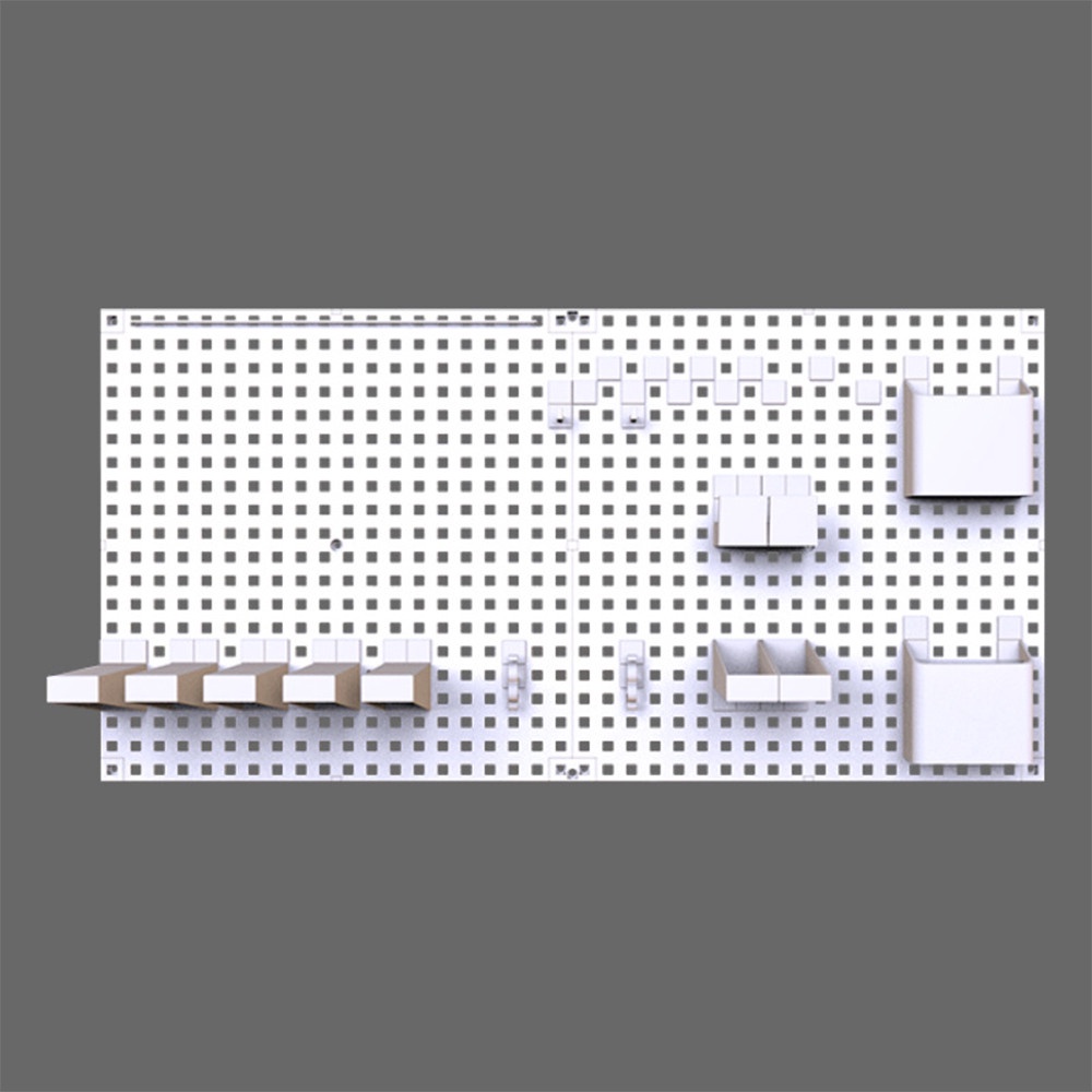 Infinity Wall Set ชั้นวางของติดผนัง พื้นขาว ขนาด 40X80 CM สำหรับ จัด ...