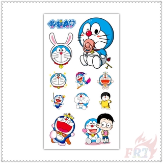 Doraemon - Anime Mini Temporary Tattoo สติ๊กเกอร์ 1Sheet Waterproof ...