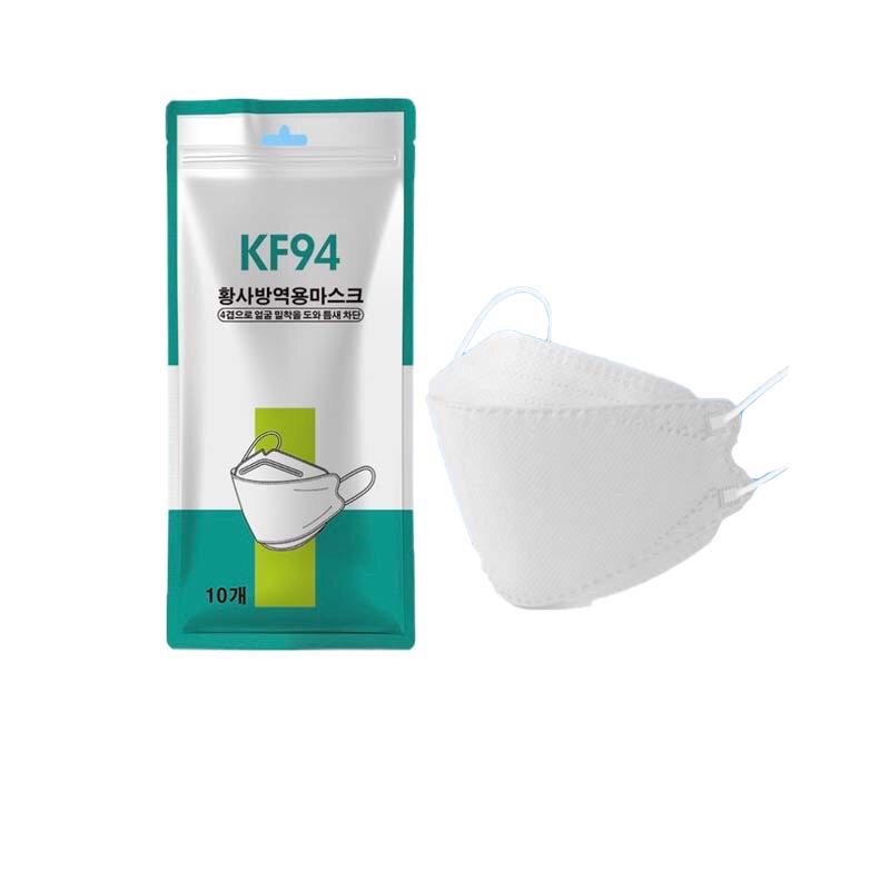 แมสเกาหลีkf94 แท้100 แพ็ค 10 ชิ้น กรอง 4 ชั้น ป้องกันเชื้อ และ PM 2.5 | Shopee Thailand