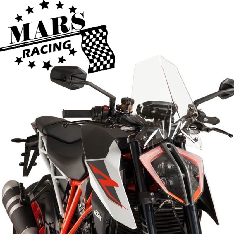 Motorcycle Sports Touring Windshield Deflector WindScreen Visor Viser ...