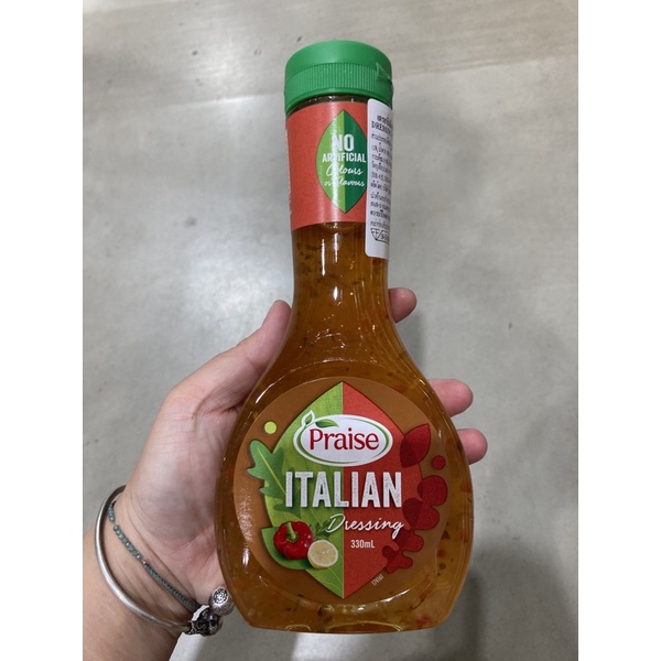 Praise Dressing (French, Ranch, Italian, Balsamic) 330 ml. เพรส น้ำสลัด ...