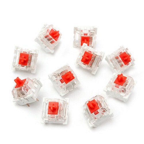 Cherry MX RGB Red Switches สวิทช์ จังหวะเดียว แบบ Linear จาก Cherry ...
