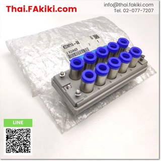 พร้อมส่ง,(A)Unused, KDM10-08 Rectangular Multi-Connector KDM Series connection tubes 10 8Ø ,SMC ...