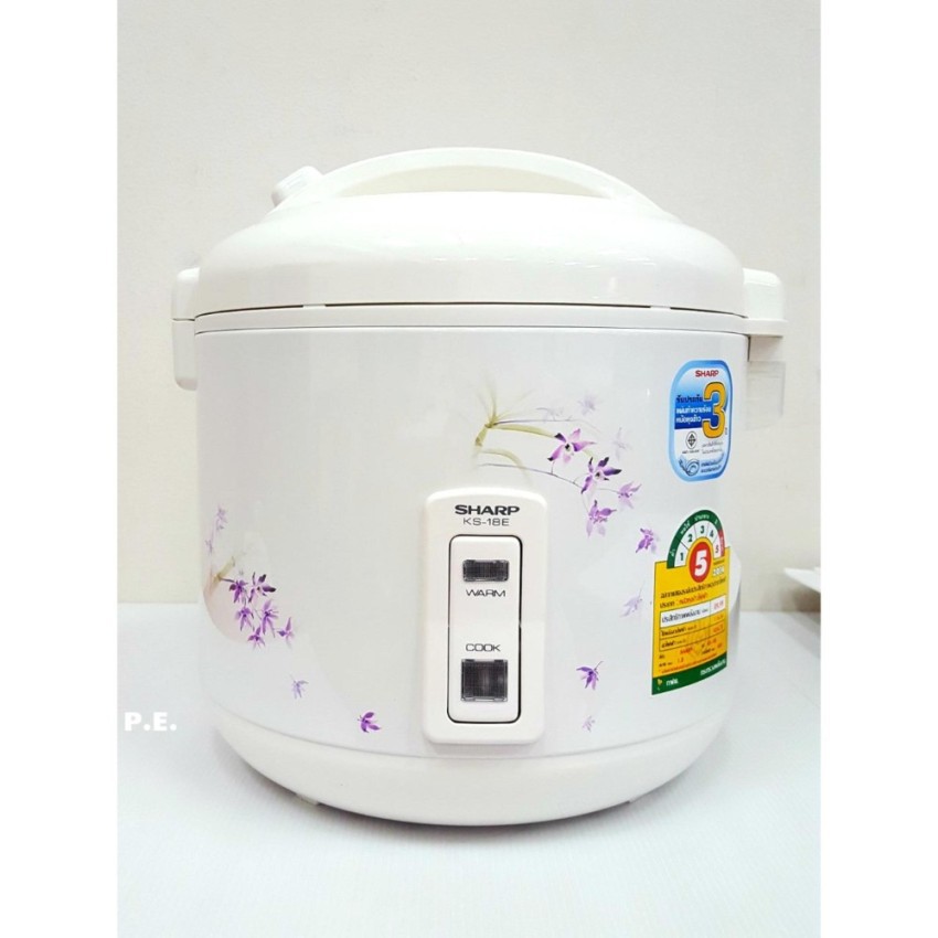 หม้อหุงข้าวอุ่นทิพย์ Sharp รุ่น KS-18E- 1.8L. | Shopee Thailand