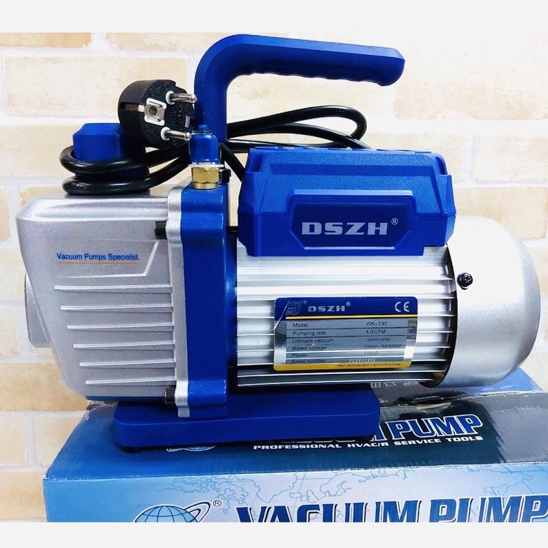 DSZH แว๊คคั่มปั๊มแอร์ ปั๊มสูญญากาศแอร์ รุ่น 135VACUUM PUMP WK-135 140ลิตร/นาที-กระแสไฟฟ้า : 220V ...
