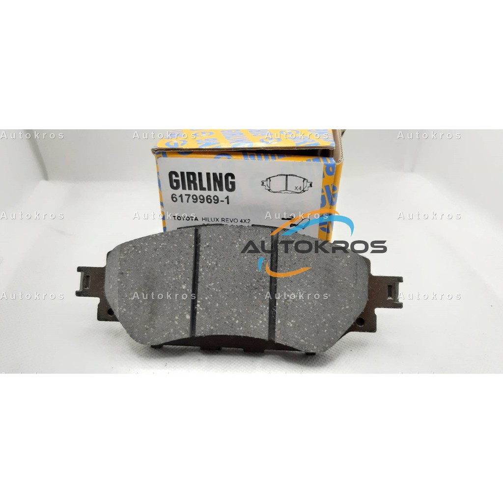 Girling ผ้าเบรค คู่หน้า รีโว่ VIGO REVO 2x2 '15 | Shopee Thailand