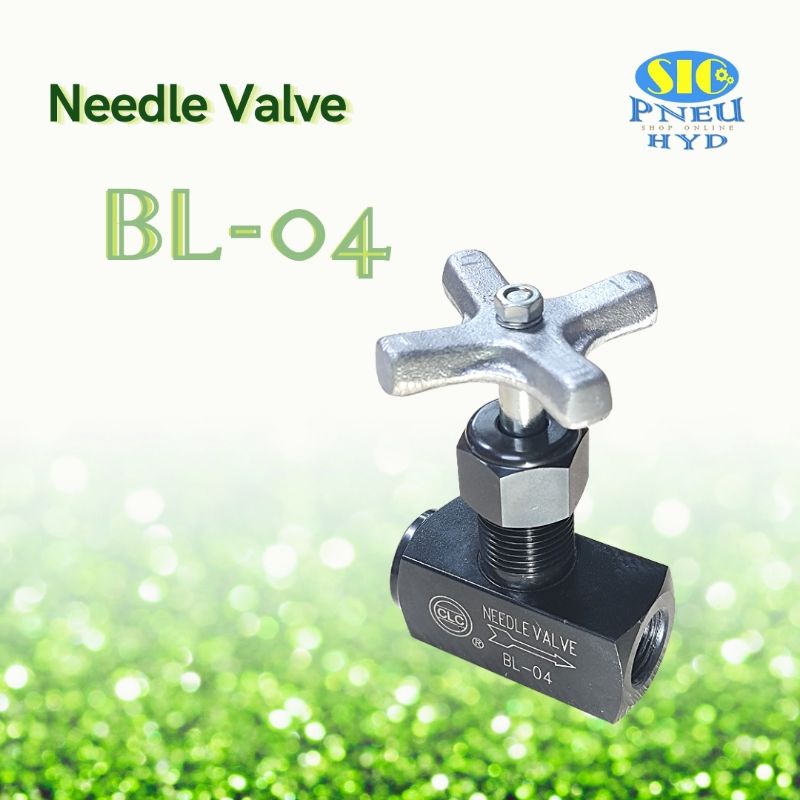 BL-04 ก๊อกเกจ (CLC) Needle Valve 1/2" เปิด-ปิด เกจวัดแรงดัน | Shopee ...