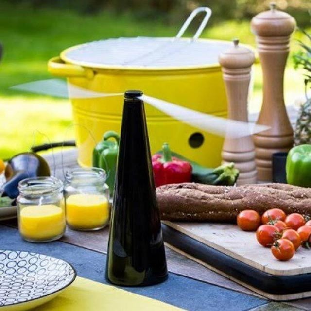 Fly Scare เครื่องไล่แมลงวัน เครื่องไล่แมลงวันบนโต๊ะอาหาร ใช้ถ่านเพียง 2 ...