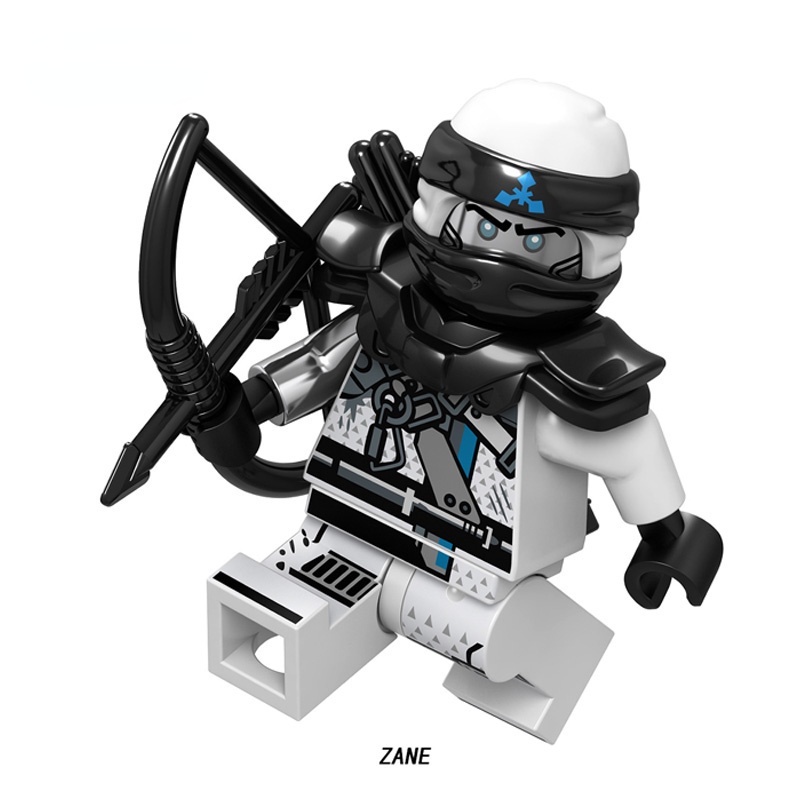 ฟิกเกอร์ Zane Enter The Ninjanomicon Game Back Building Blocks ของเล่น ...