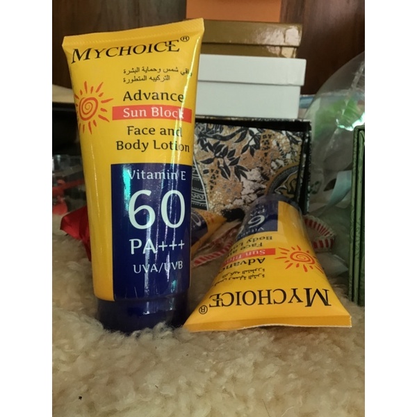 ครีมกันแดด mychoice 60pa+++ | Shopee Thailand