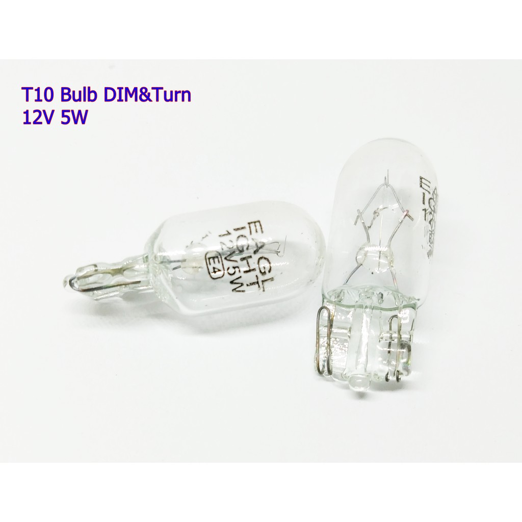 หลอด T10 Bulb 12V 3000K แสงสีขาว จำนวน 1 หลอด | Shopee Thailand