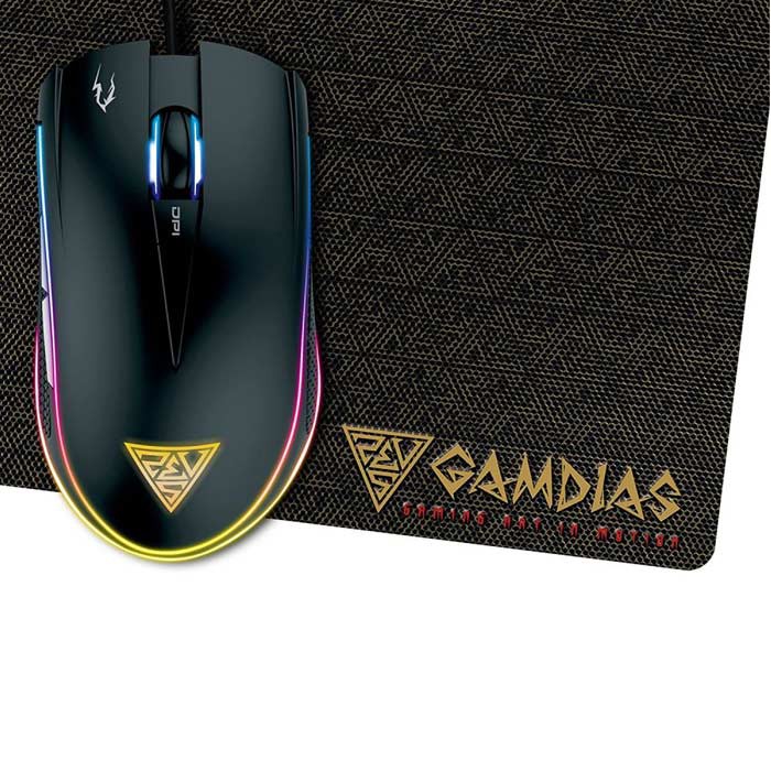 GAMDIAS ZEUS E2 OPTICAL + NYX E1 MOUSE MAT | Shopee Thailand