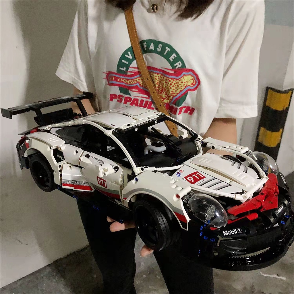 Porsche 911 RSR Technic MOC Building Blocks 1000 RR F-150 Raptor Racing ...