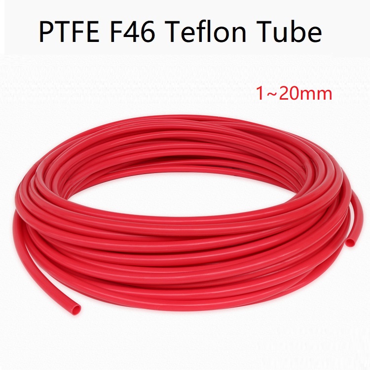 Red PTFE Tube 1 ~ 20 มม. F46 ฉนวน Capillary ป้องกันความร้อน Transmit ท่อแข็งอุณหภูมิความต้านทาน ...