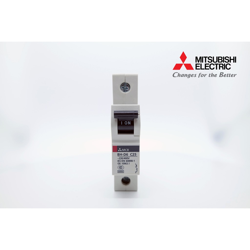 Mitsubishi Miniature Circuit Breaker รุ่น BH-D6 1P 25A | Shopee Thailand