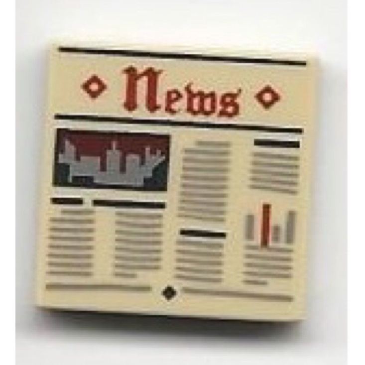 Lego part (ชิ้นส่วนเลโก้) No.3068b Tile 2 x 2 with Groove (Screen ...