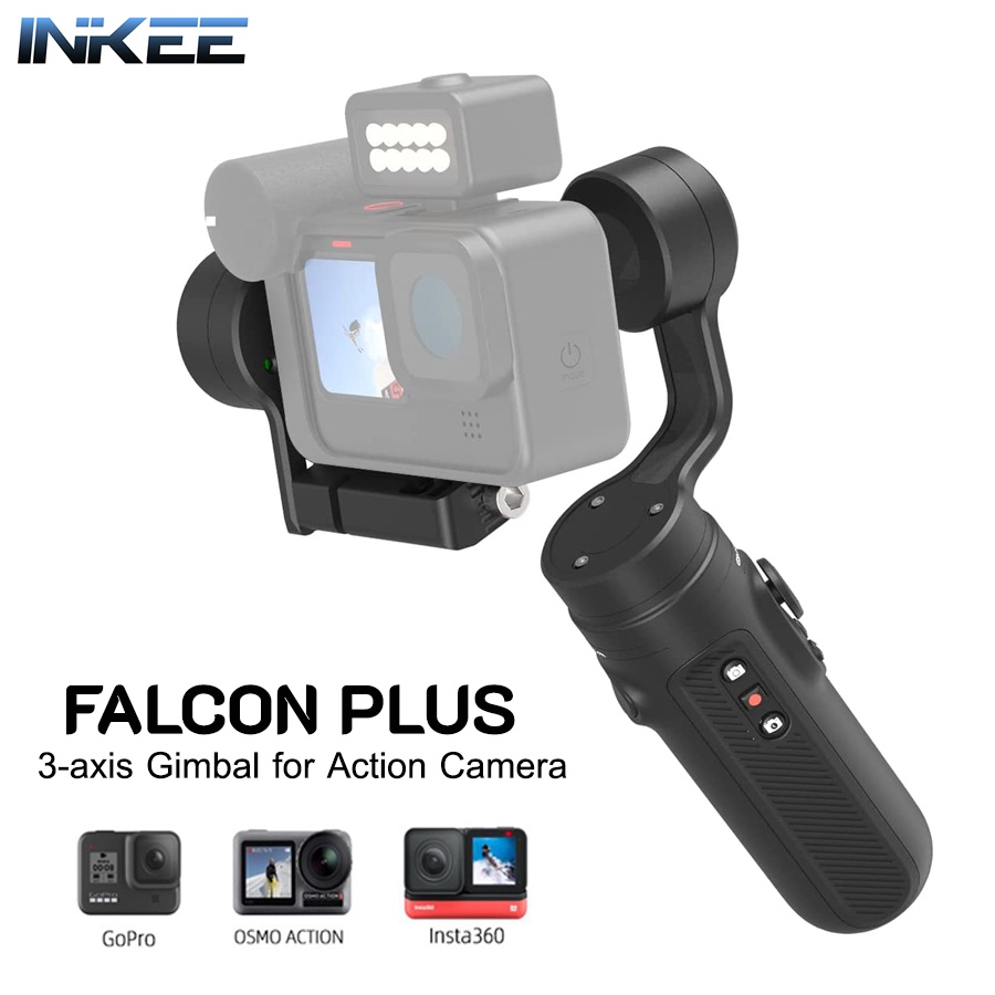 [ใหม่ล่าสุด] INKEE FALCON PLUS 3-Axis กันสั่น 3 แกนสำหรับกล้อง Action ...