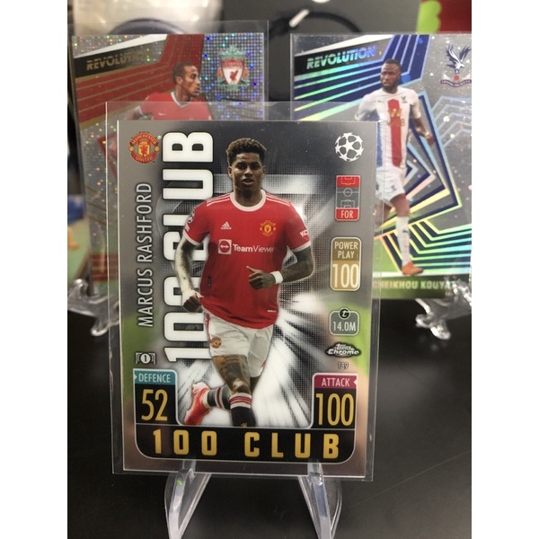 2021-22 Topps Chrome Match Attax UEFA Champions League Soccer Cards 100 Club | Shopee Thailand