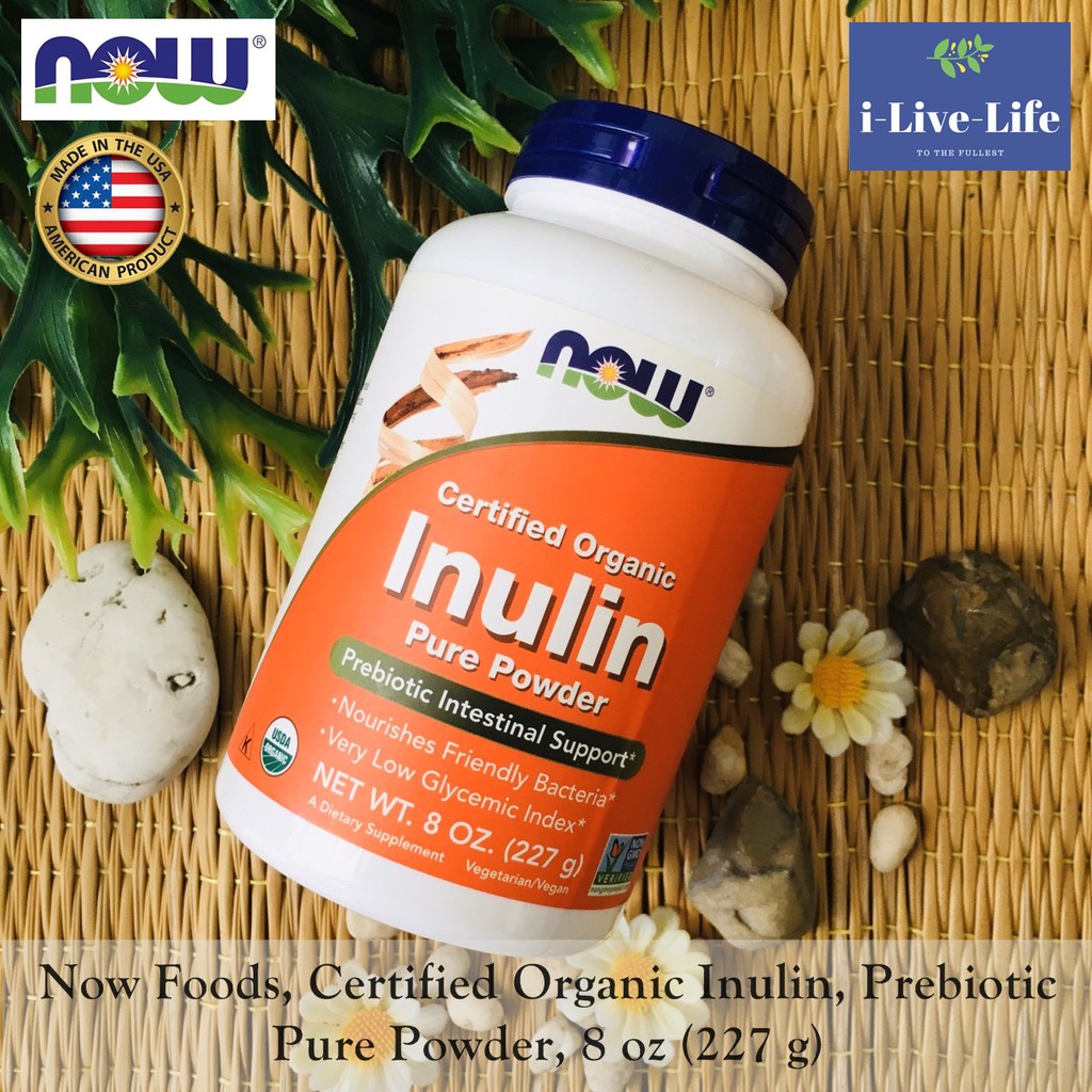 อินนูลิน ออแกนิคบริสุทธื์ Certified Organic Inulin, Prebiotic Pure ...