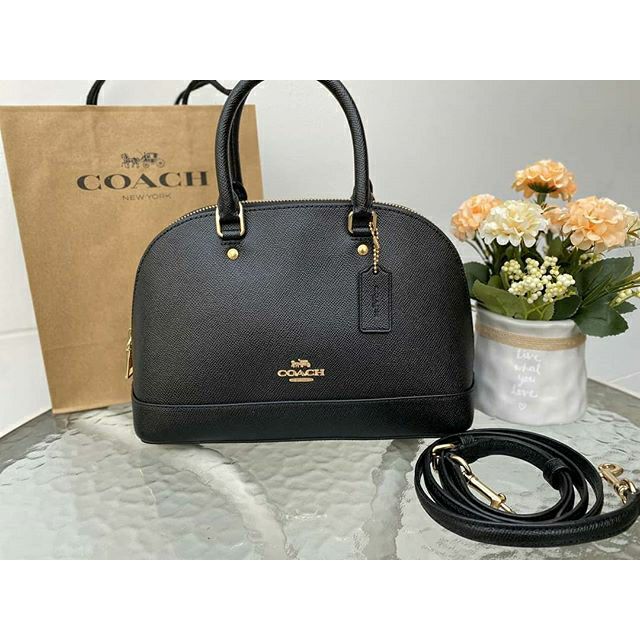 coach โดมดำล้วน 10" F27591 | Shopee Thailand