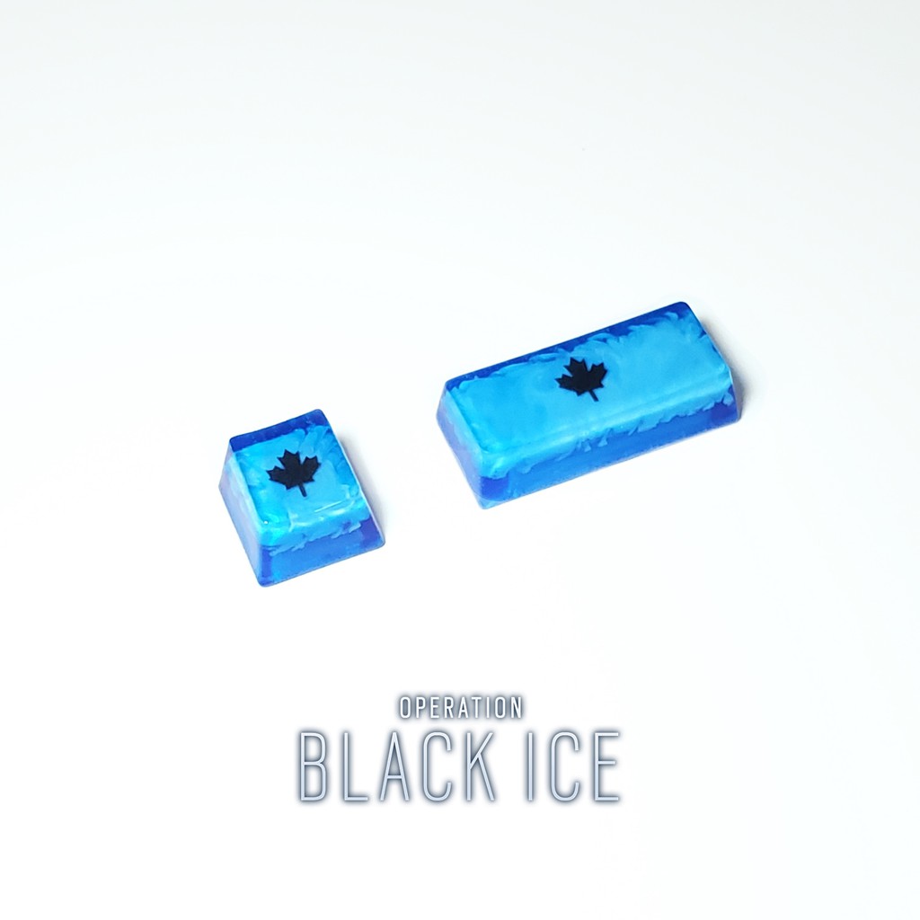 Black Ice Resin Keycap ปุ่มคีย์บอร์ด Rainbow Six Siege | Shopee Thailand