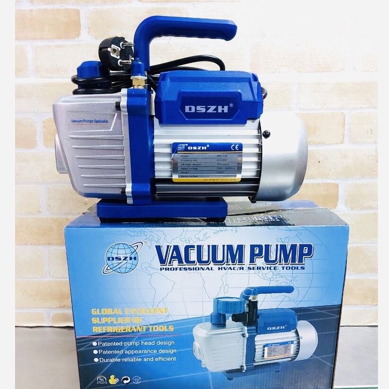 DSZH แว๊คคั่มปั๊มแอร์ ปั๊มสูญญากาศแอร์ รุ่น 135VACUUM PUMP WK-135 140ลิตร/นาที-กระแสไฟฟ้า : 220V ...