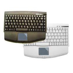 Keyboard ACK-540 Black/White PS/2 Mini-Touch Keyboard provides an 88 ...