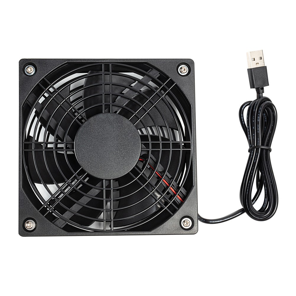 ☈5V USB Chassis Fan Computer Cooling Cooling Fan Wireless Router Set ...