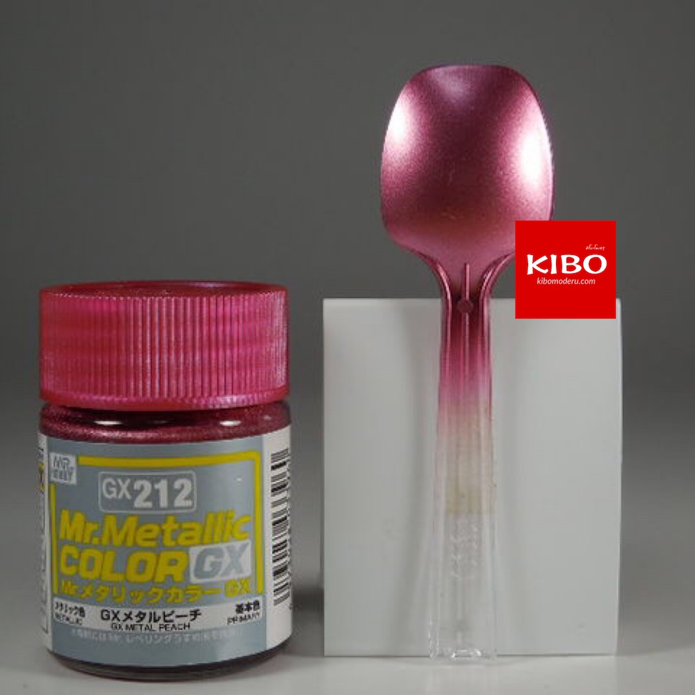 สีสูตรทินเนอร์ Mr.Metallic Color GX212 Peach (สีพีชเมทัลลิก) | Shopee ...