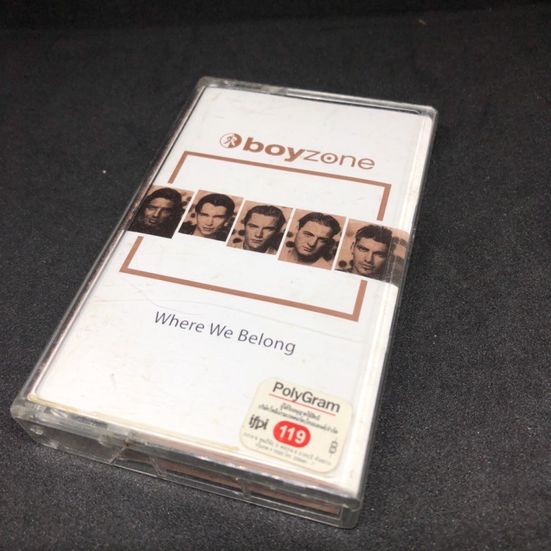 เทปคลาสเซ็ทมือสอง Boy zone อัลบั้ม Where we belong | Shopee Thailand